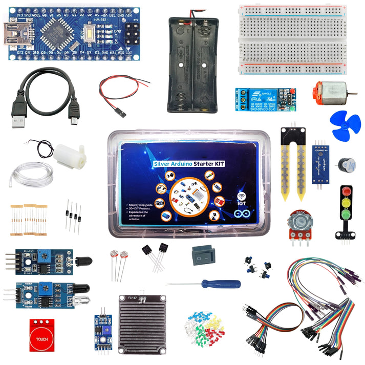 Arduino Learning Kit (Silver KIT) – RoboHUB