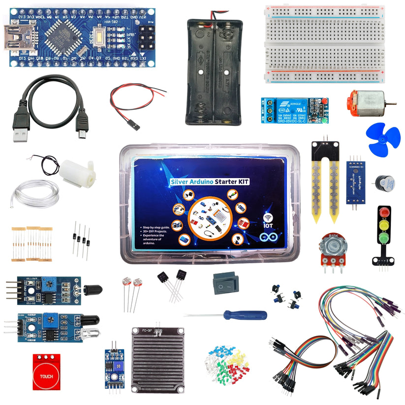Arduino Learning Kit (Silver KIT) – RoboHUB